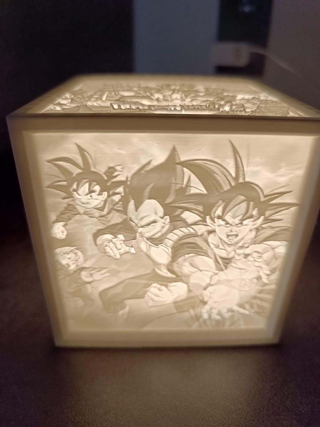 3d Dragon Ball Z Lithophane - Etsy