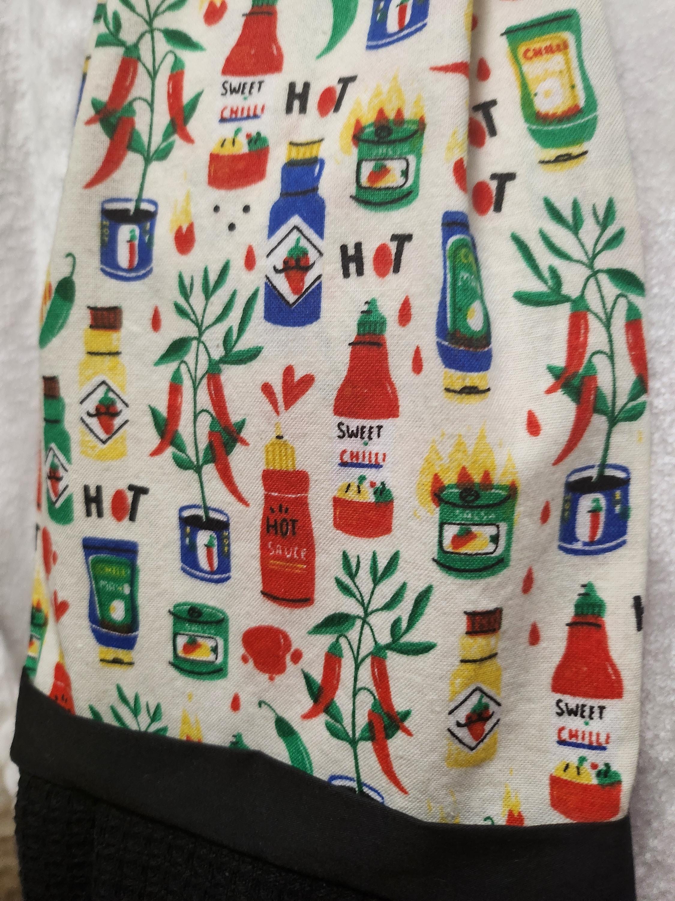 Colorful Handmade Kitchen Scarf With Tapered Neck Design for Comfort ...