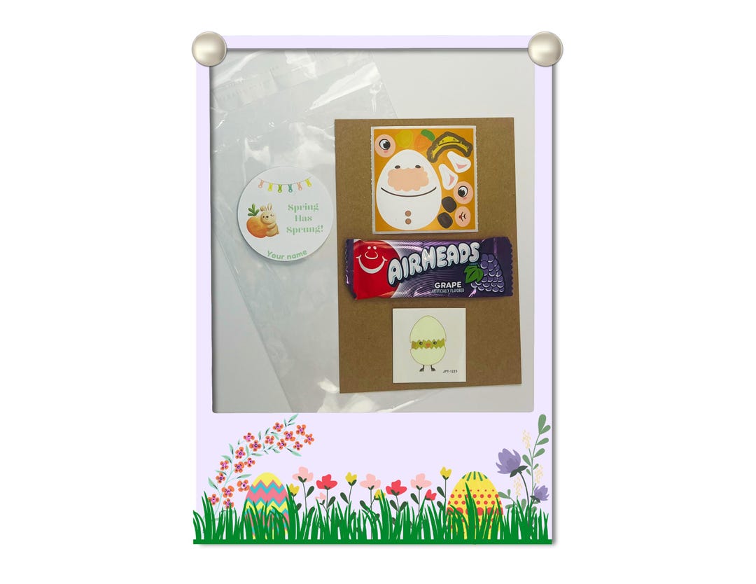 Spring Goodie Bag | Easter Basket Filler | Classroom Party Favor ...