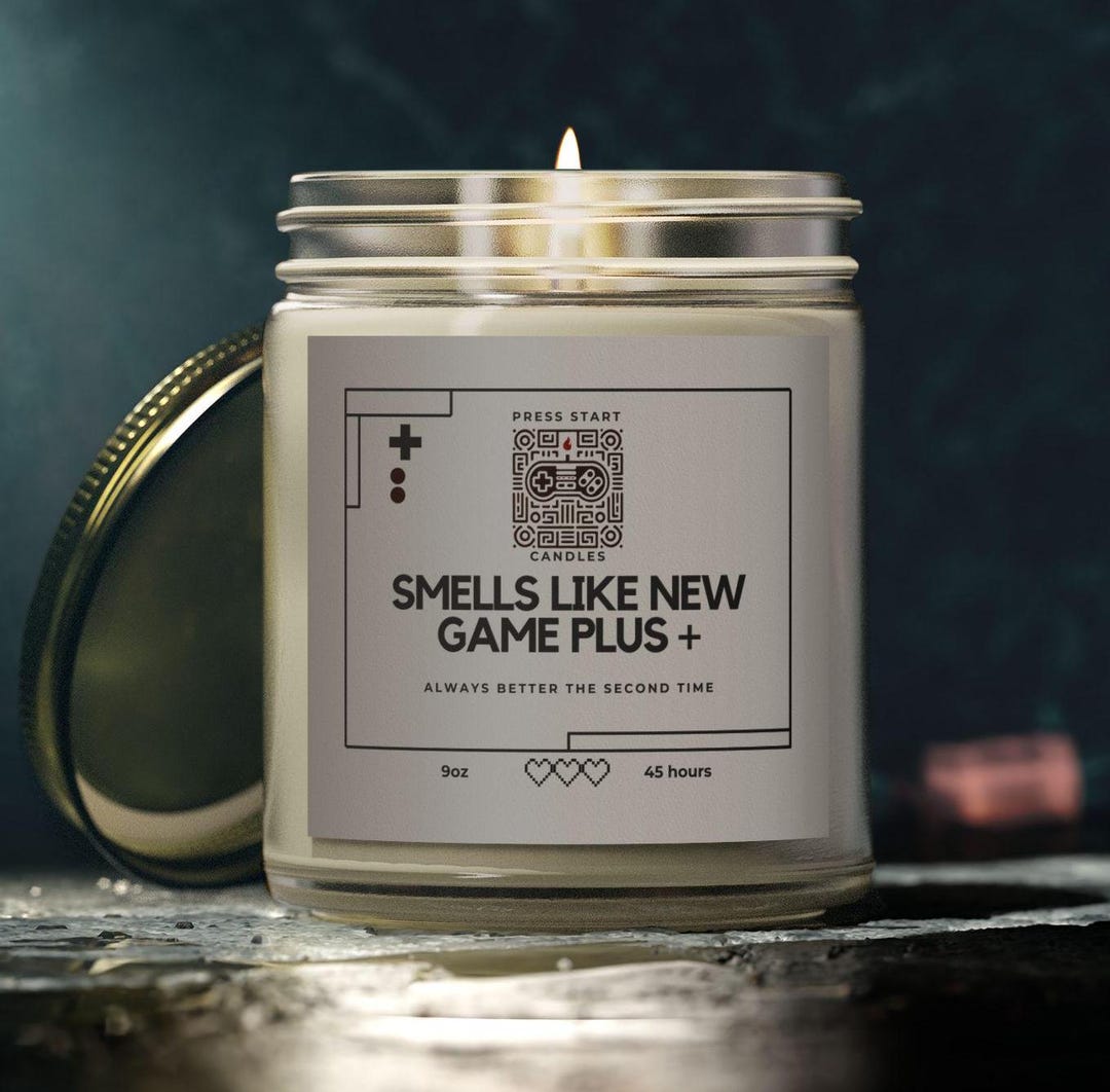 Smells Like New Game Plus Candle, Gamer Candle, Gift for Gamers, Video ...