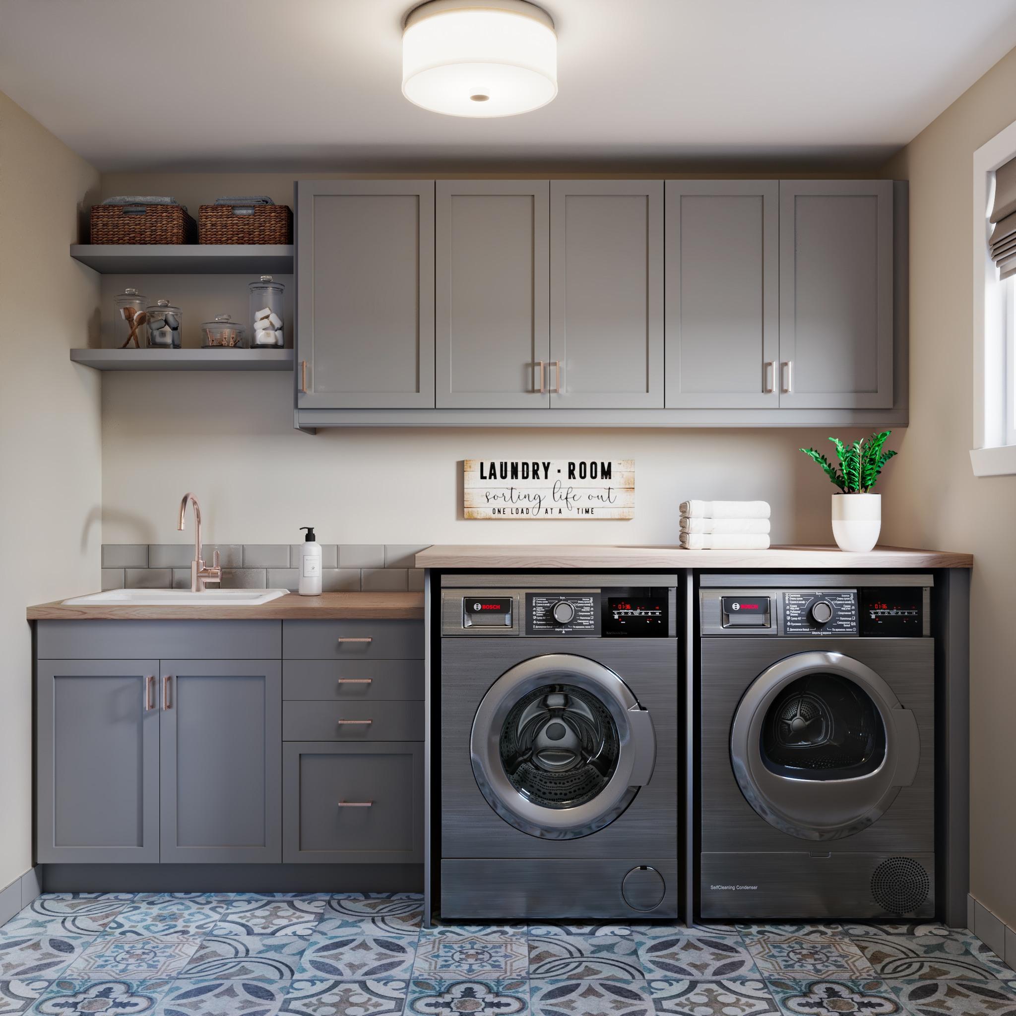 Set of Laundry Cabinets, Custom Designs Available - Etsy