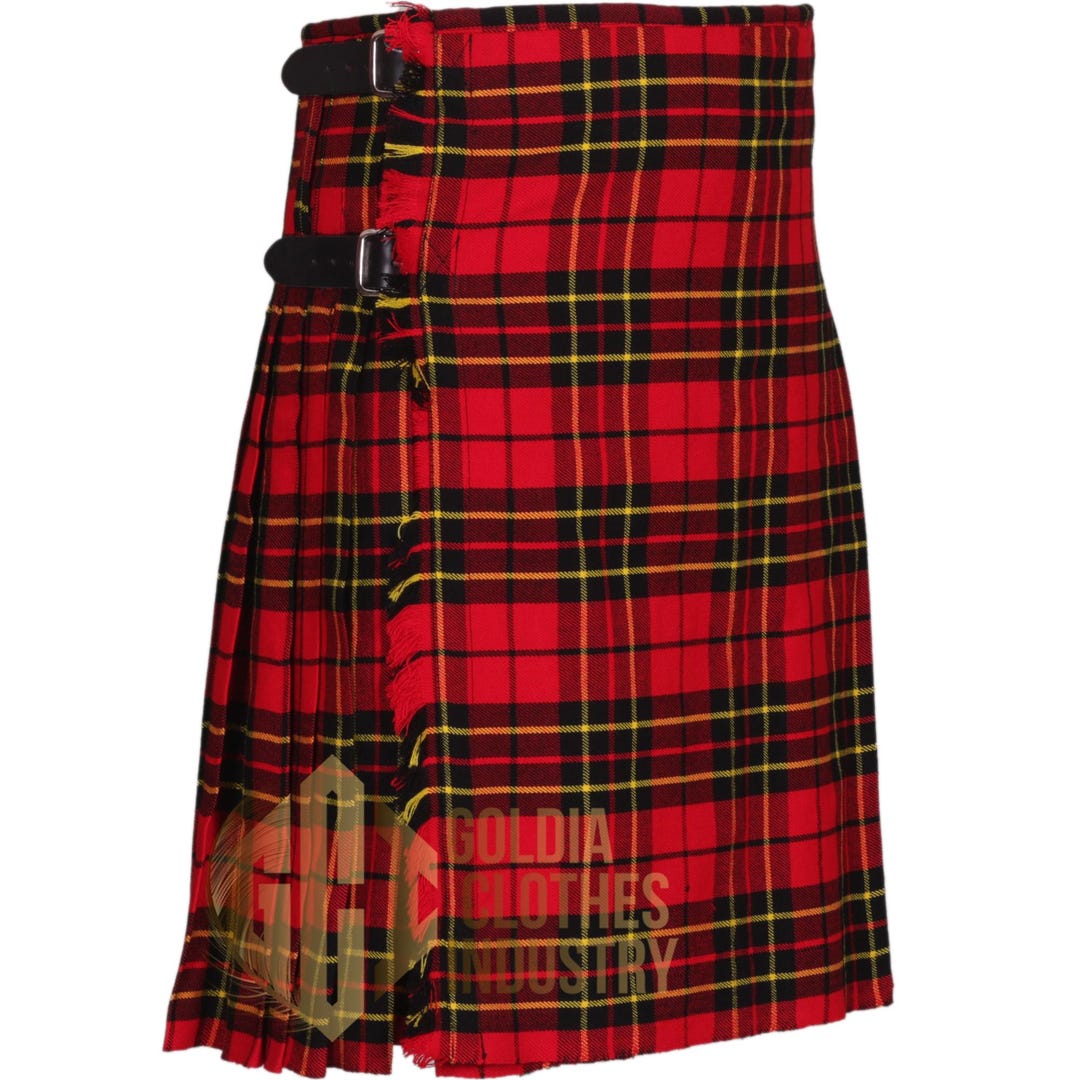 Brodie Red Morrison Tartan 8 Yards & 16oz Traditional Kilt - Etsy