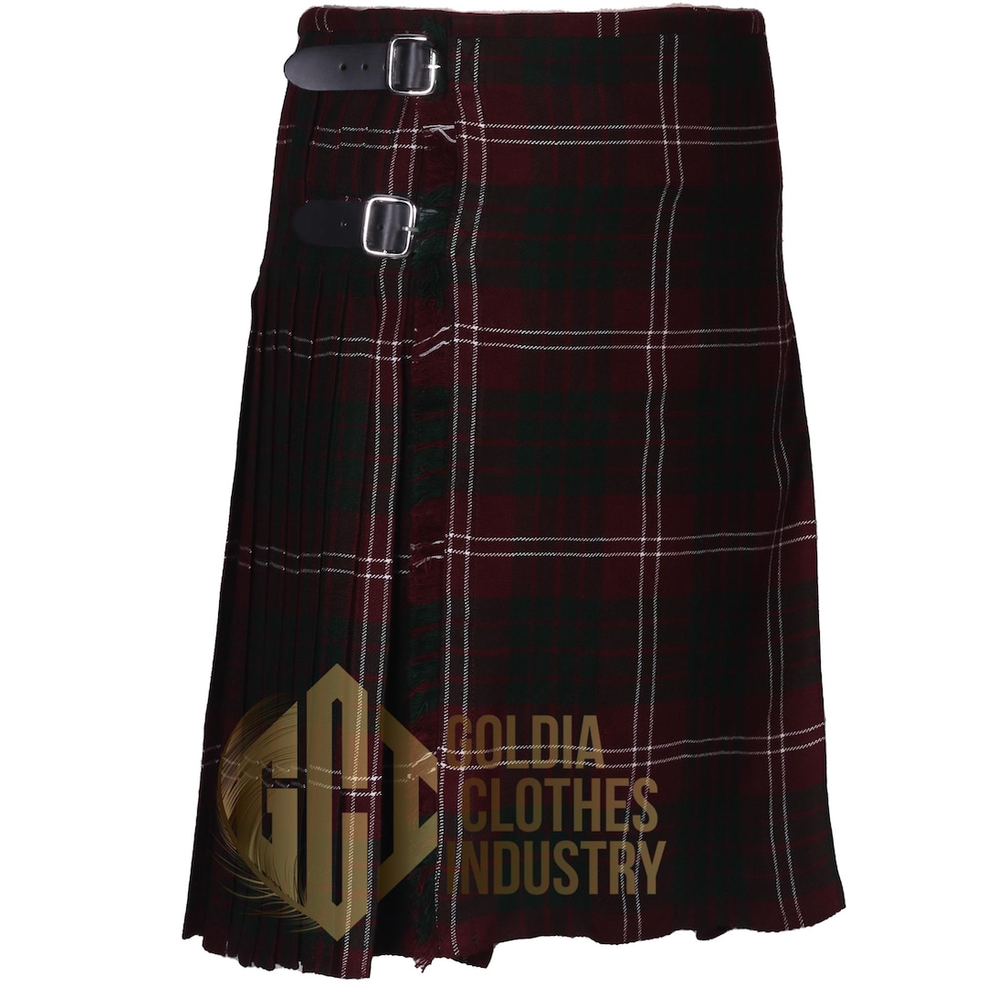 Crawford Tartan 8 Yards & 16oz Traditional Kilt - Etsy
