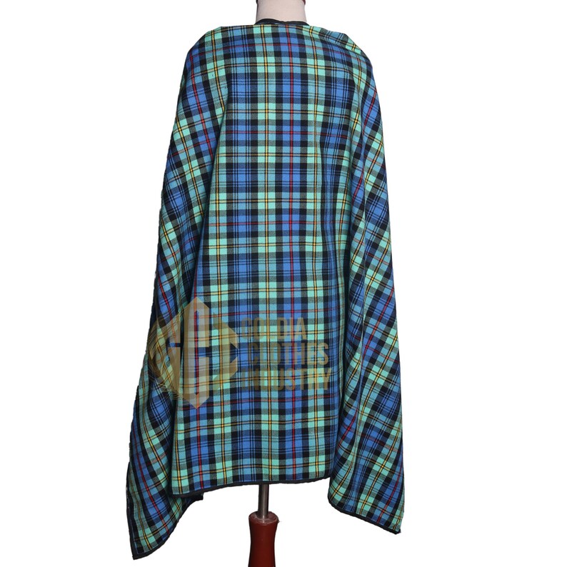 Women’s Scottish Tartan Cape Shawl – 16oz Acrylic Wool | 70” X 54” - Etsy