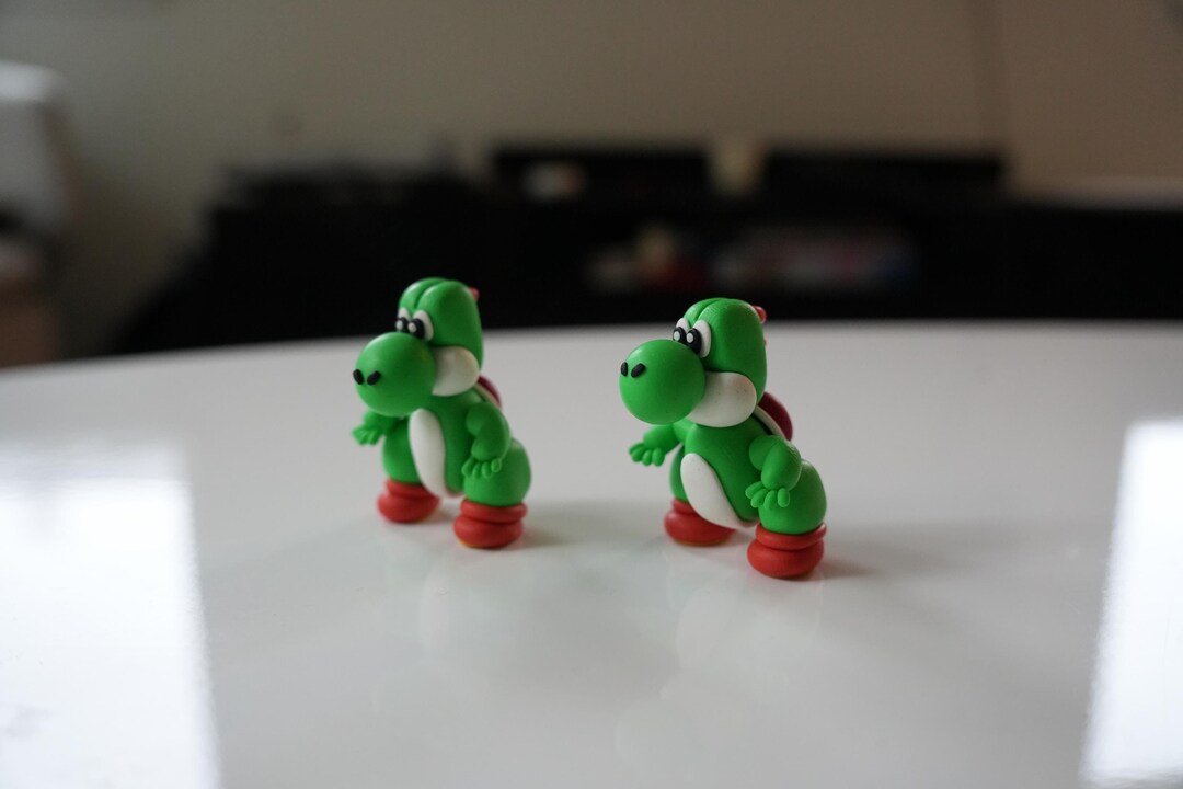 Yoshi Handmade Polymer Clay Figure - Etsy
