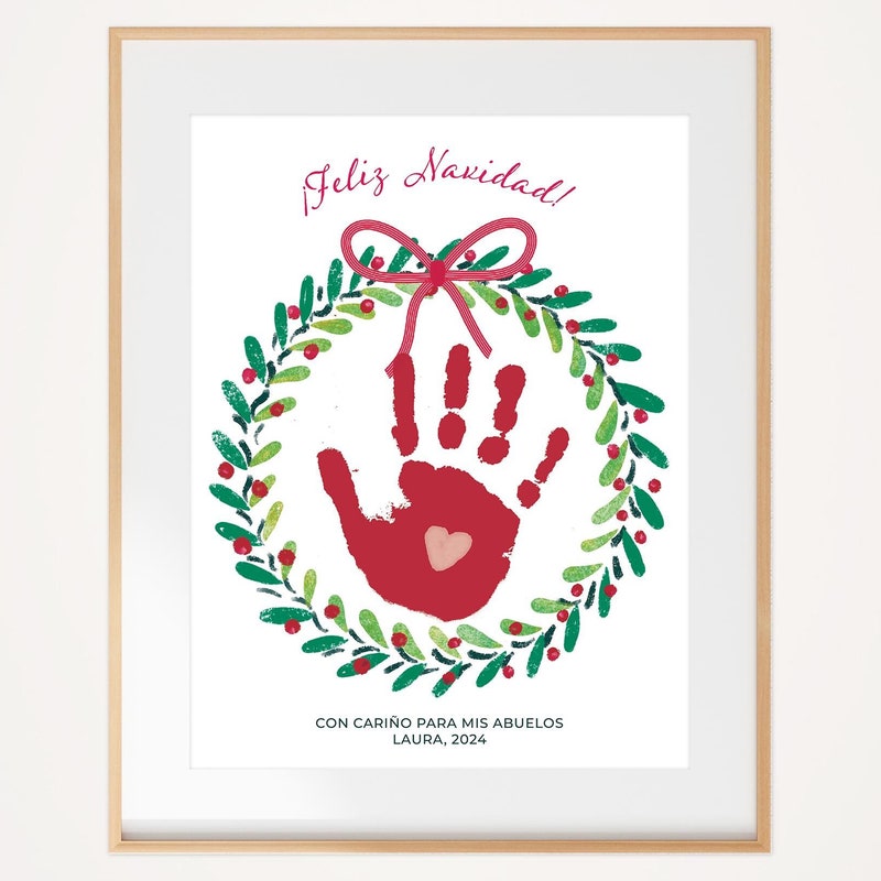 Christmas Handprint - Etsy