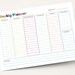 Fillable Weekly Planner: Kids & Homeschool Schedule (PDF) - Etsy