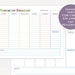 Spanish Weekly Planner Printable Fillable PDF, Weekly Schedule for Kids ...