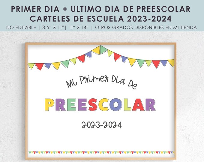 Preescolar - Etsy