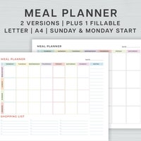 Blank Monthly Calendar in Spanish, Monthly Planner in Spanish ...