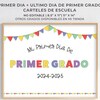 First Day of Preschool Sign in Spanish Printable, Non-editable Back to ...