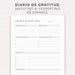 Morning and Evening Gratitude Journal in Spanish, Diario Matutino ...