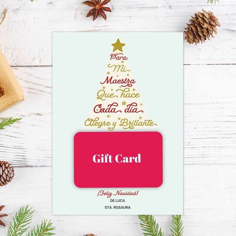 Spanish Holiday Card - Etsy