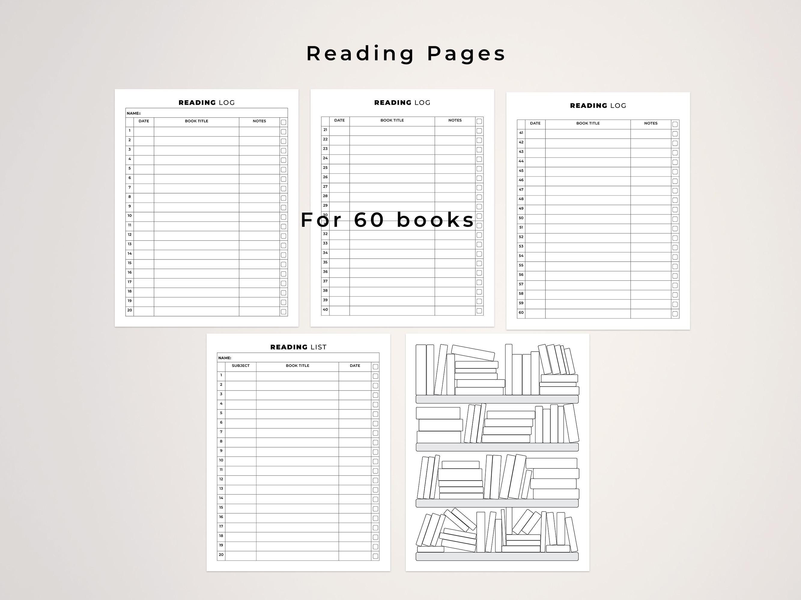 Homeschool Planner Printable, Lessons Planner Pages for Homeschooling ...