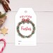 Feliz Navidad Gift Tag Printable, Felices Fiestas Gift Tag, Fillable ...