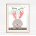 Easter Bunny Handprint Footprint Art, Happy Easter Baby and Toddler ...
