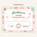 Retro Student Awards Canva Template, Groovy Awards Certificates for ...