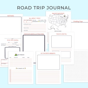 Printable Road Trip Activity Book for Kids, Family Road Trip Games ...