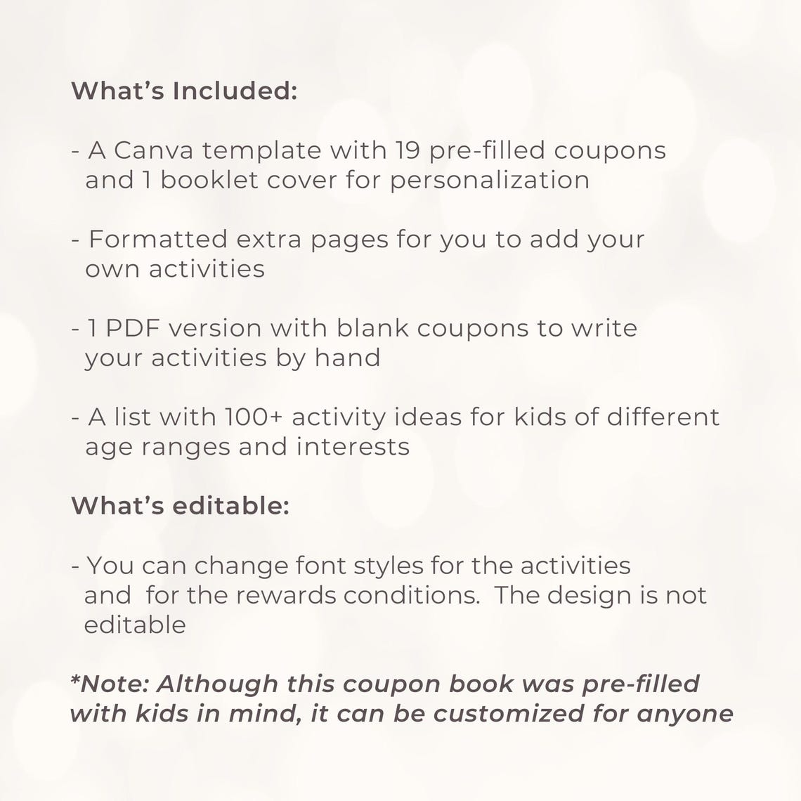 Christmas Coupon Book, Editable in Canva Coupon Template, Holiday Gift ...