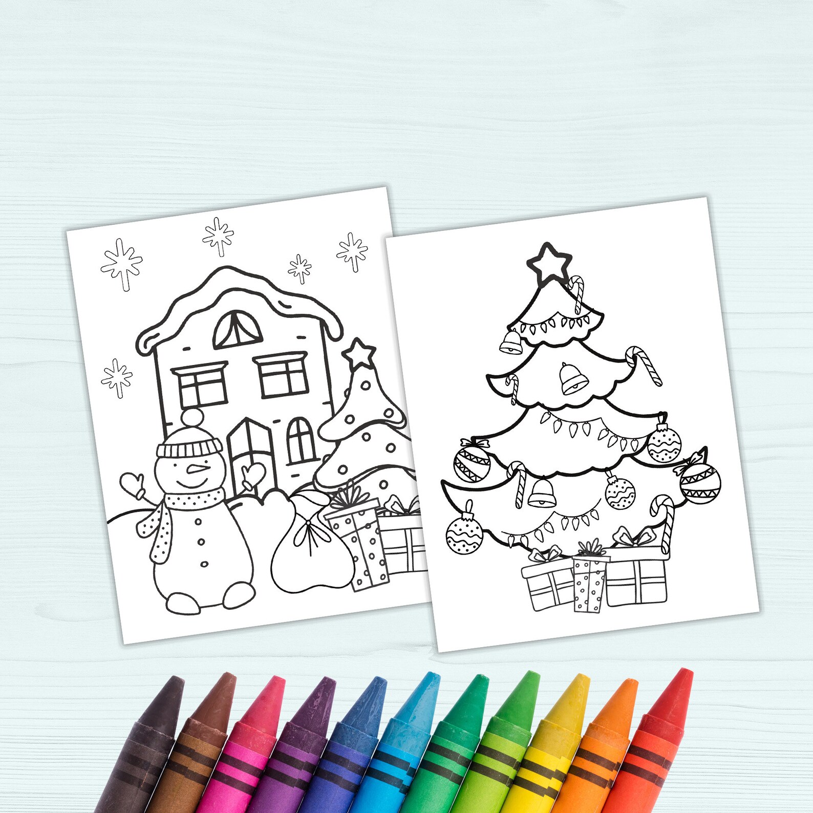 Christmas Coloring Pages, Holidays Coloring Pages Printable, Holiday ...