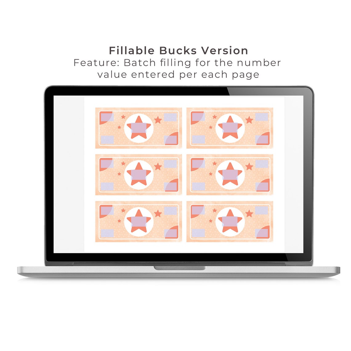 Editable Kids Rewards Bucks With Chore Chart, Editable Play Money ...