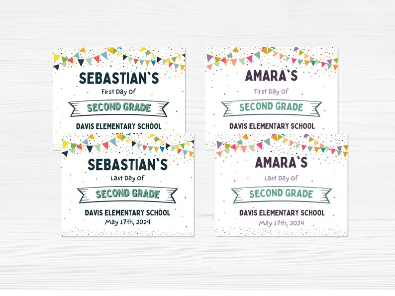 Editable Back to School Sign, Elementary School Flyer, Reusable First ...