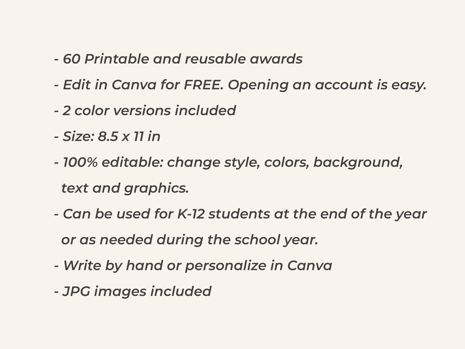 Retro Student Awards Canva Template, Groovy Awards Certificates for ...