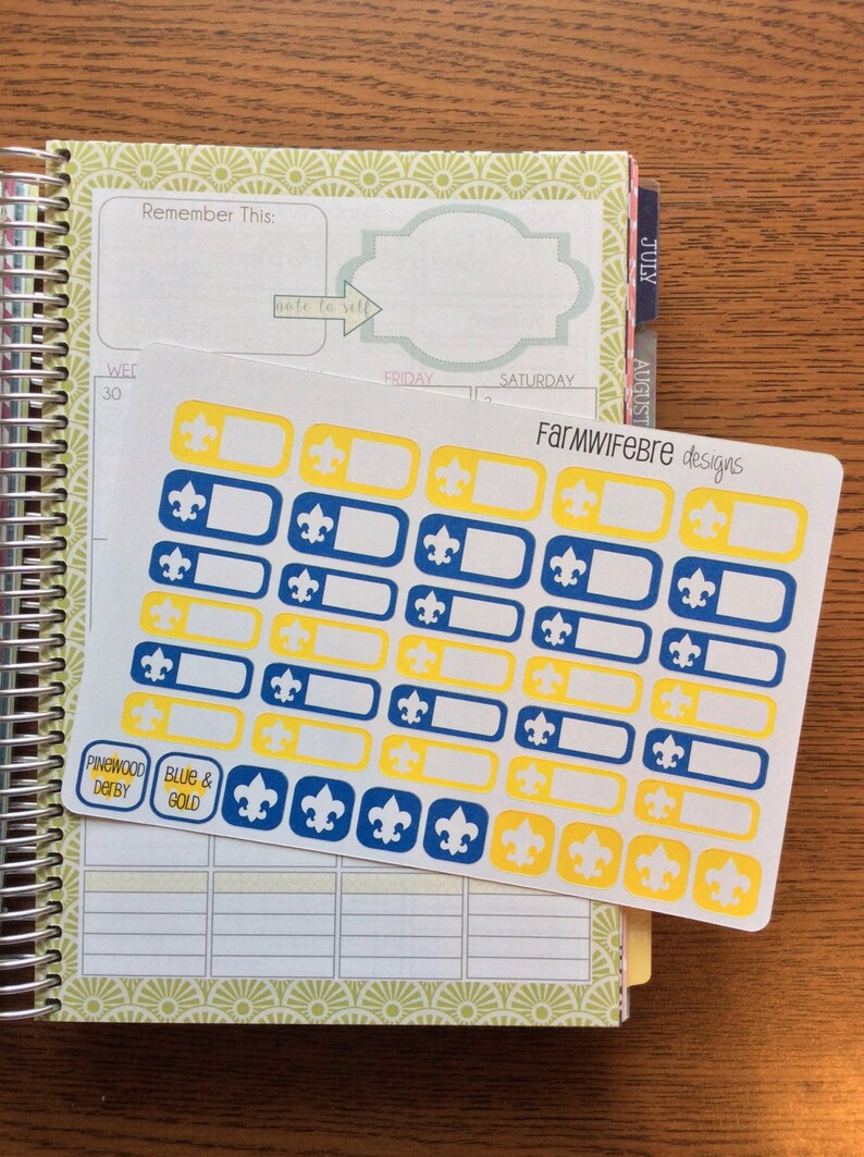 Cub Scout Event Stickers Made To Fit The Mormon Mom Etsy