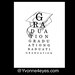 Graduation Eye Chart Card.paper Goods.eye Chart.eye Exam.site.vision ...