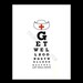 Eye Chart Card.get Well Soon.eye Chart.eye Chart Card.eye Exam.eye Test ...