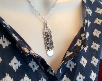 Button necklace | Etsy