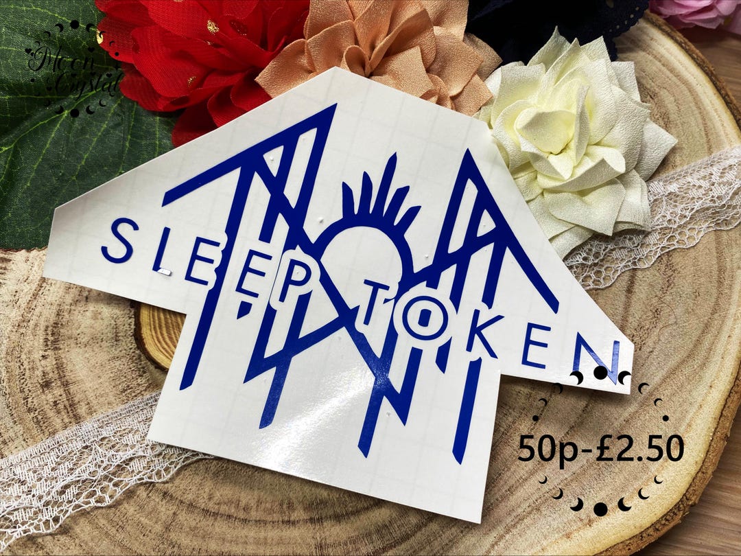 Sleep Token Vinyl Sticker, Car Bumper Decal, 2-8 Inches, Multiple ...