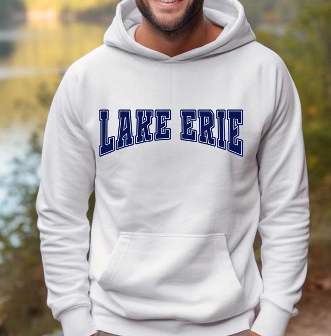 Lake Erie Unisex Hoodie - Great Lakes Sweatshirt, Ohio Pullover, Lake ...
