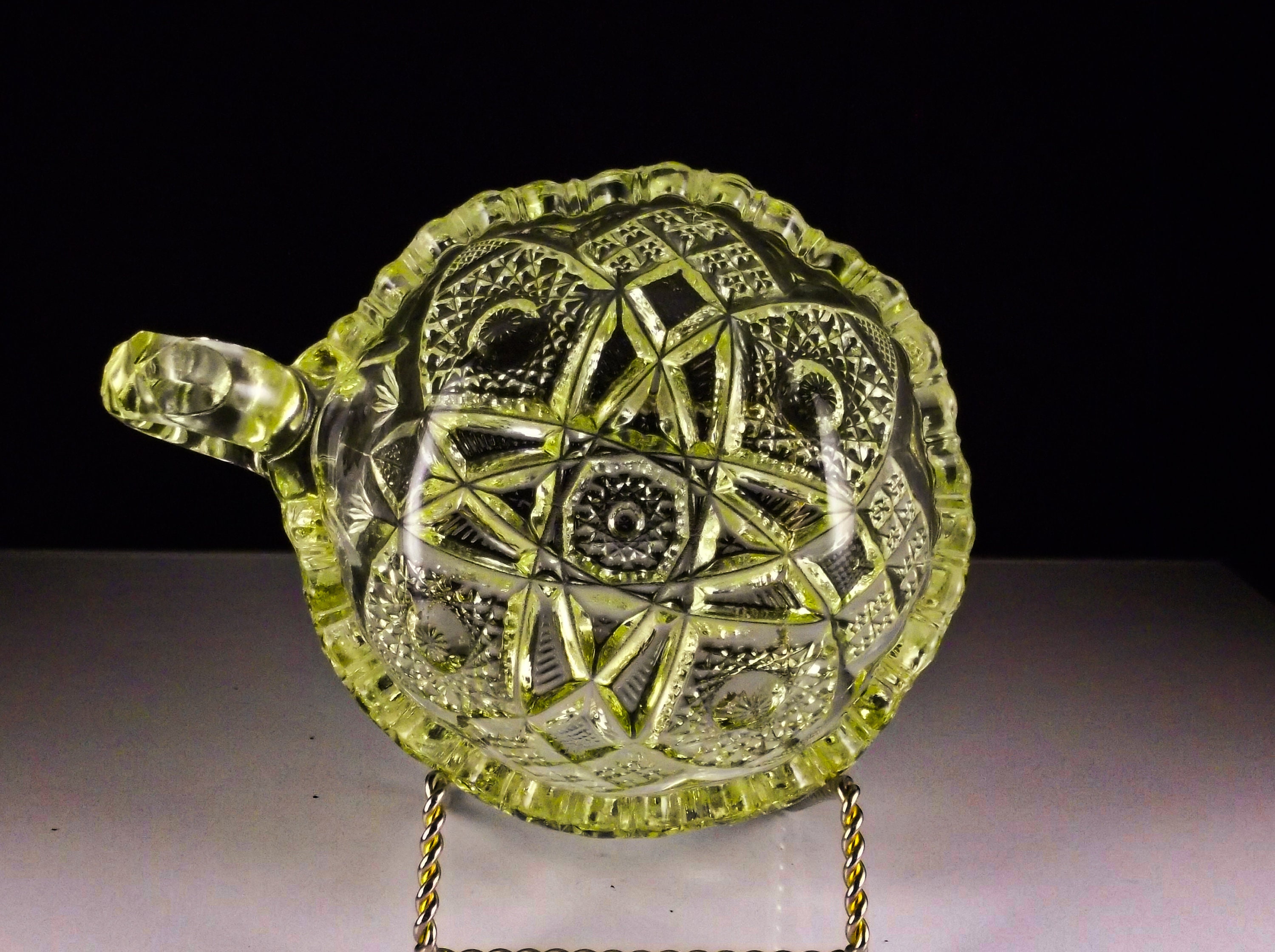 Vintage Glass Nappy Imperial Glass Company, Imperial No 568 (OMN) ca 1930's