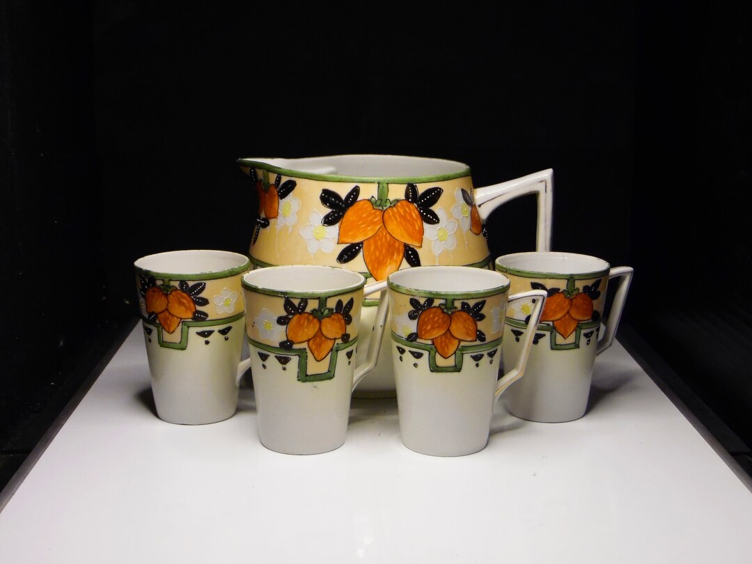 Porcelain Lemonade Set, Te-oh China, Nippon, 1911 - 1921 - Etsy