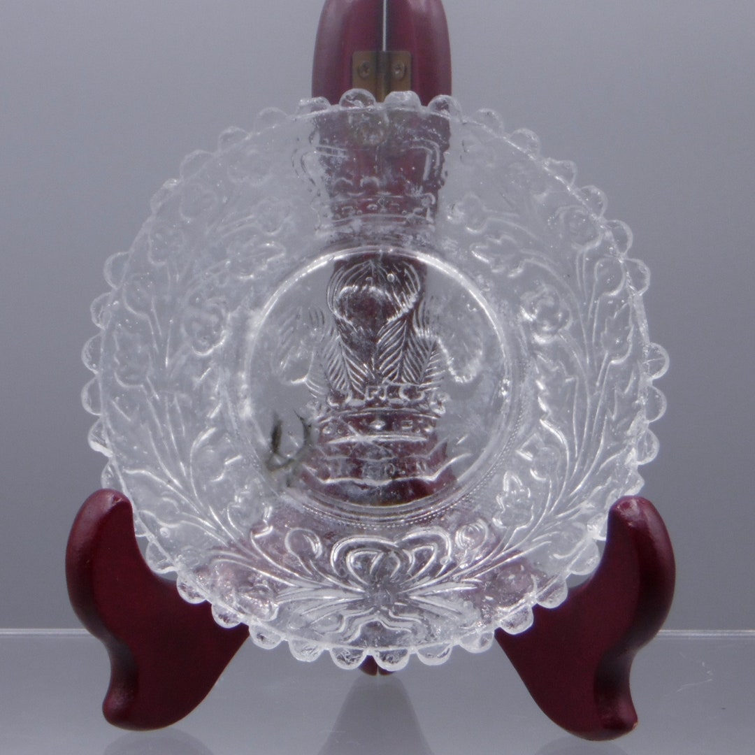 Antique Flint Glass Berry Bowl: Prince of Wales 1842, Boston & Sandwich ...