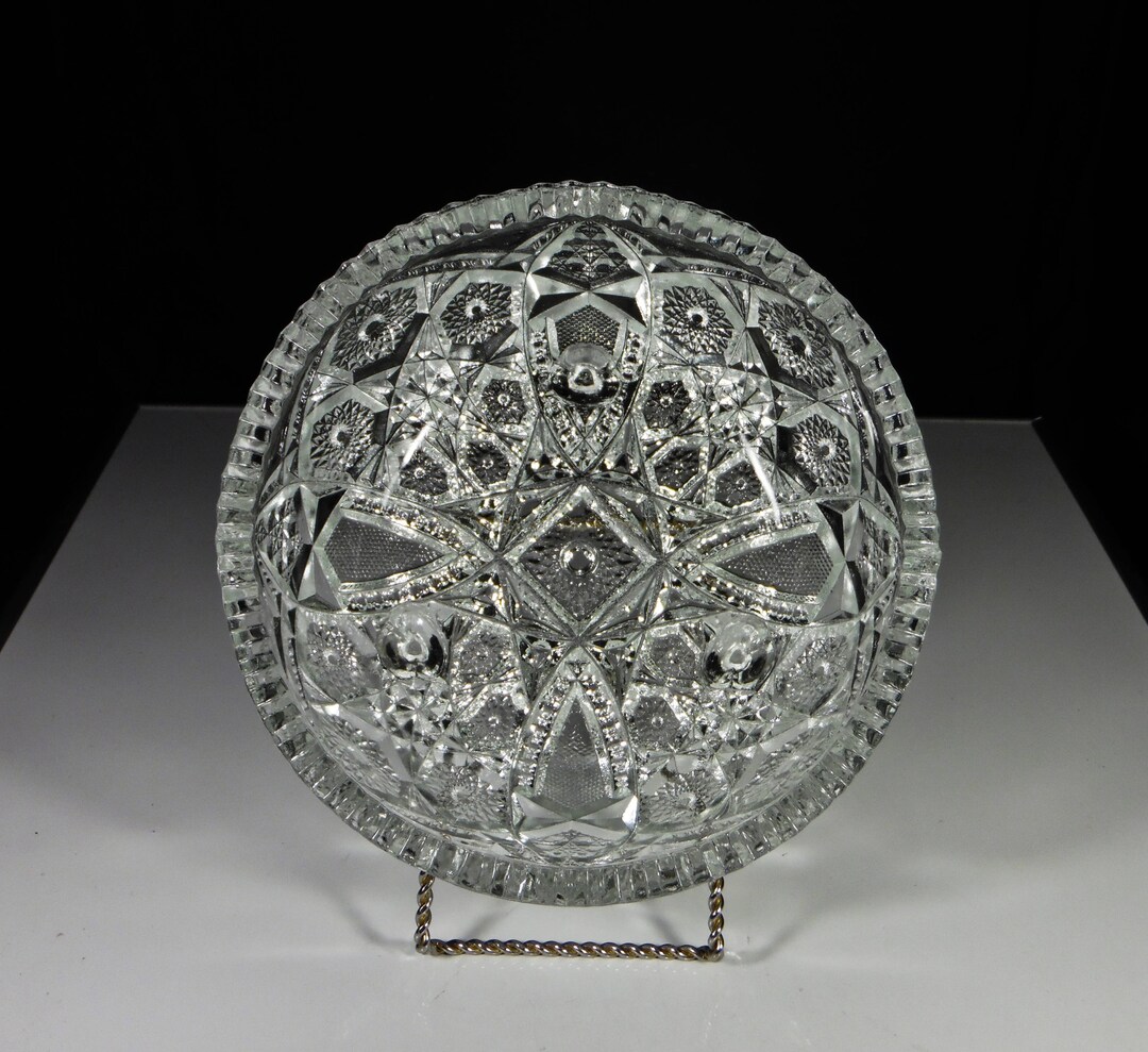 Early American Pressed Glass Ferner; Mckee Glass Company; Fentec (OMN ...