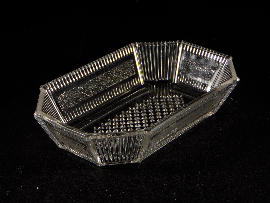 Early American Pressed Glass Bowl Bryce Walker & Company - Etsy