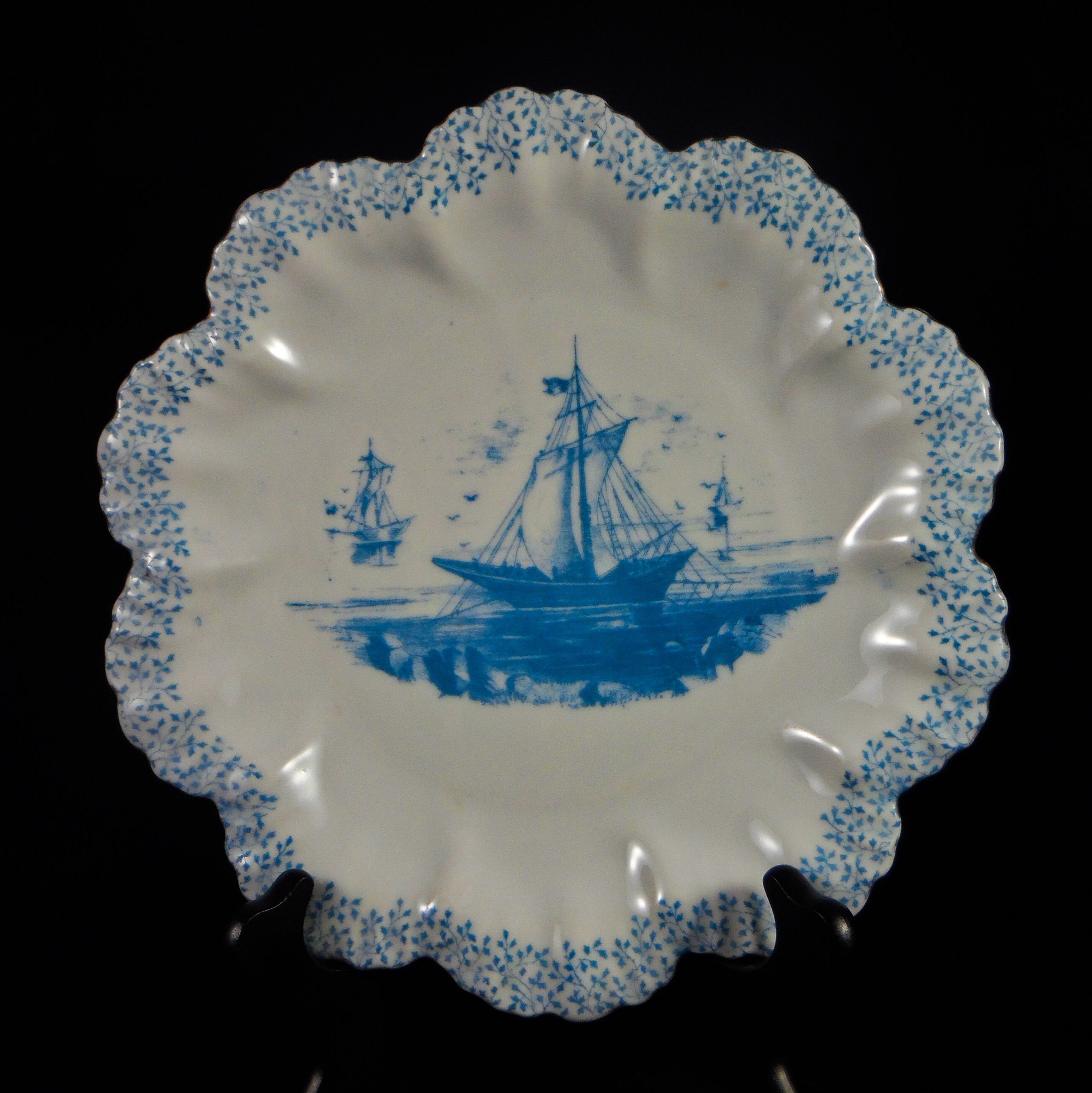 Austrian Porcelain Decorative Plate, Marx & Gutherz, Carlsbad, Austria ...