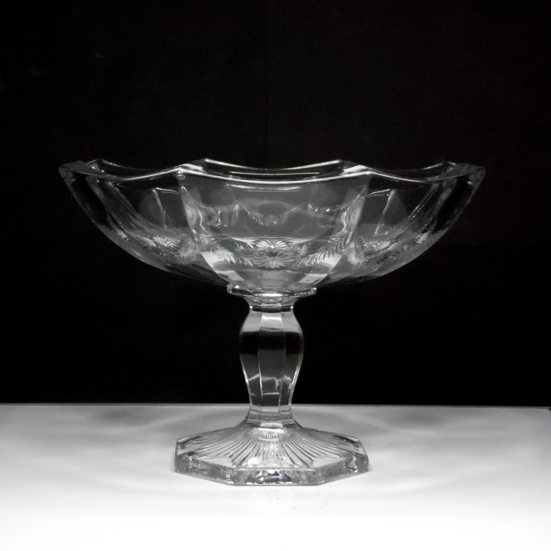Mckee Glass Old Colony Compote: Early American Fern Garland, 1905 - Etsy
