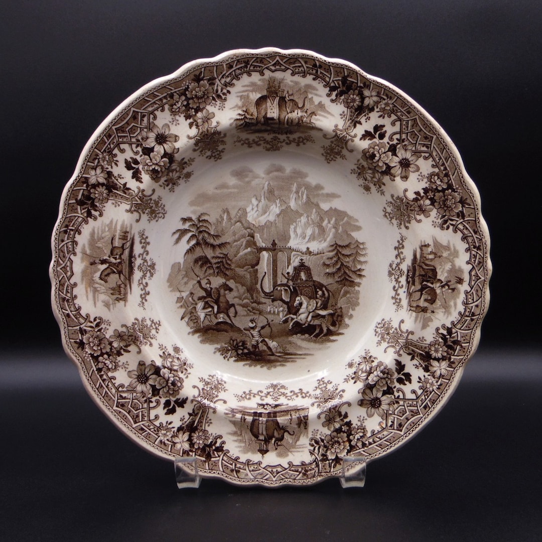 Pottery Large Rim Soup Bowl, Elkin, Knight and Co, Foley, Stoke on ...