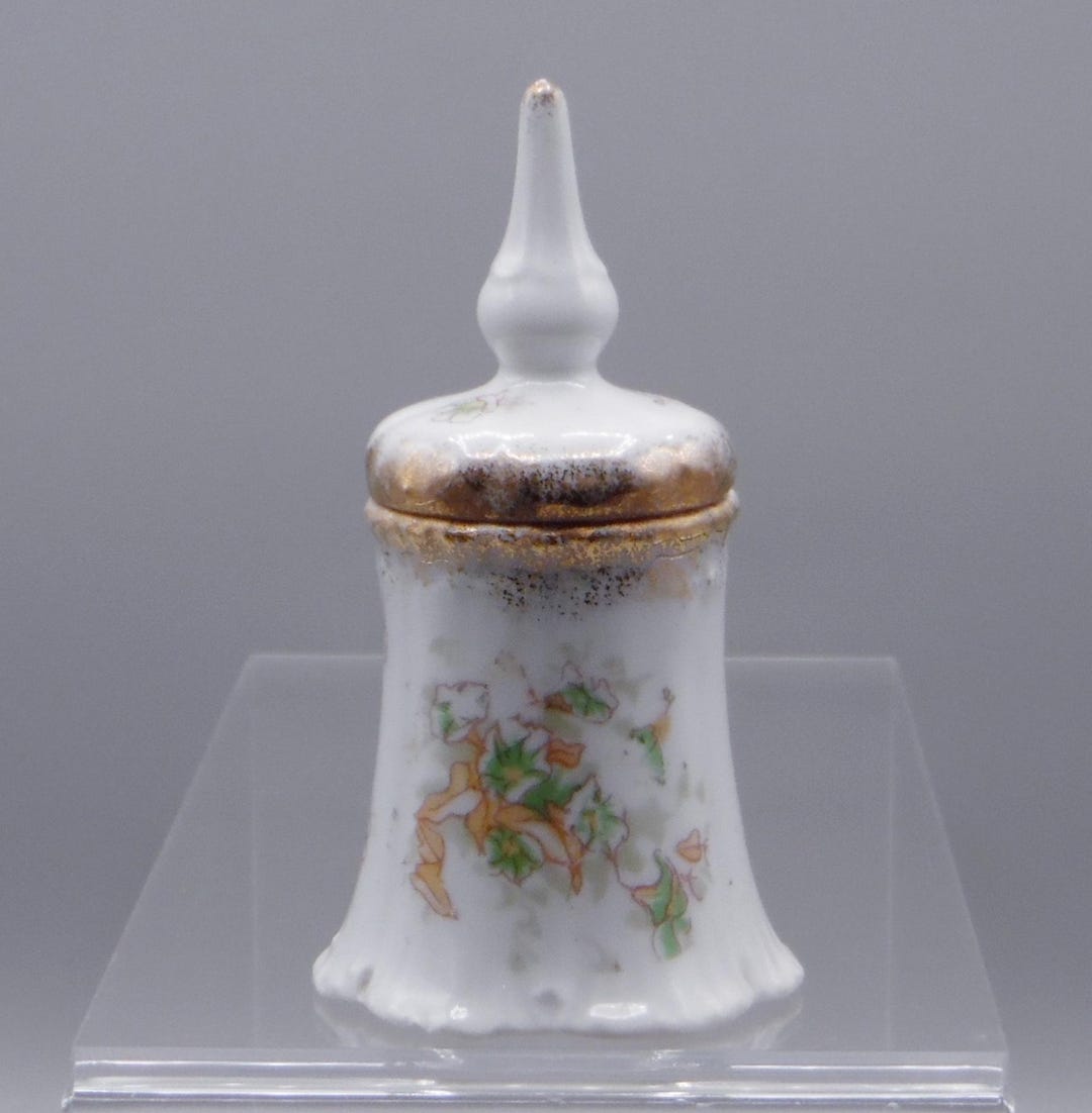 Porcelain Mucilage Jar, Victoria Porcelain Factory, Carlsbad, Austria ...