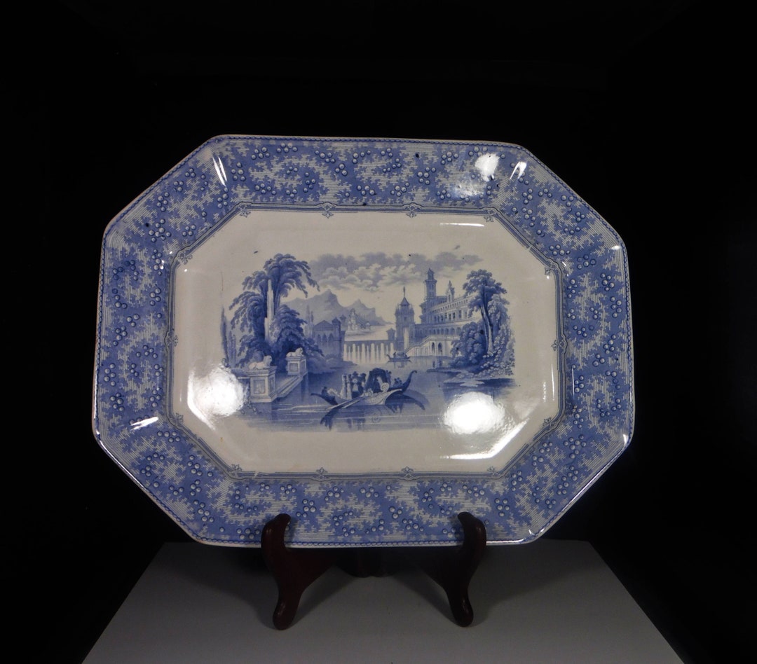 Pottery Platter, William Adams and Sons, Tunstall, England, Florence ...
