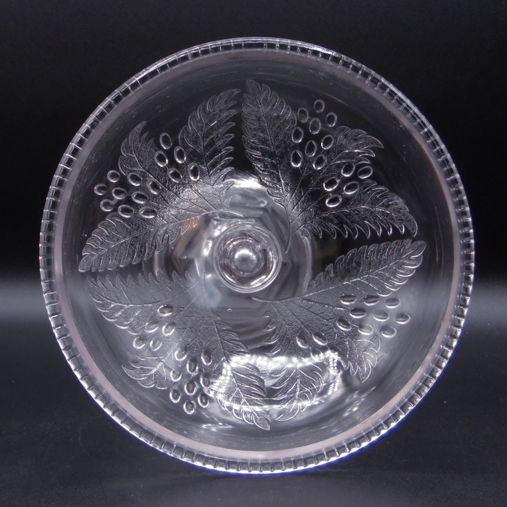 Early American Pressed Glass Compote, Mckee and Brothers, Berry (OMN ...