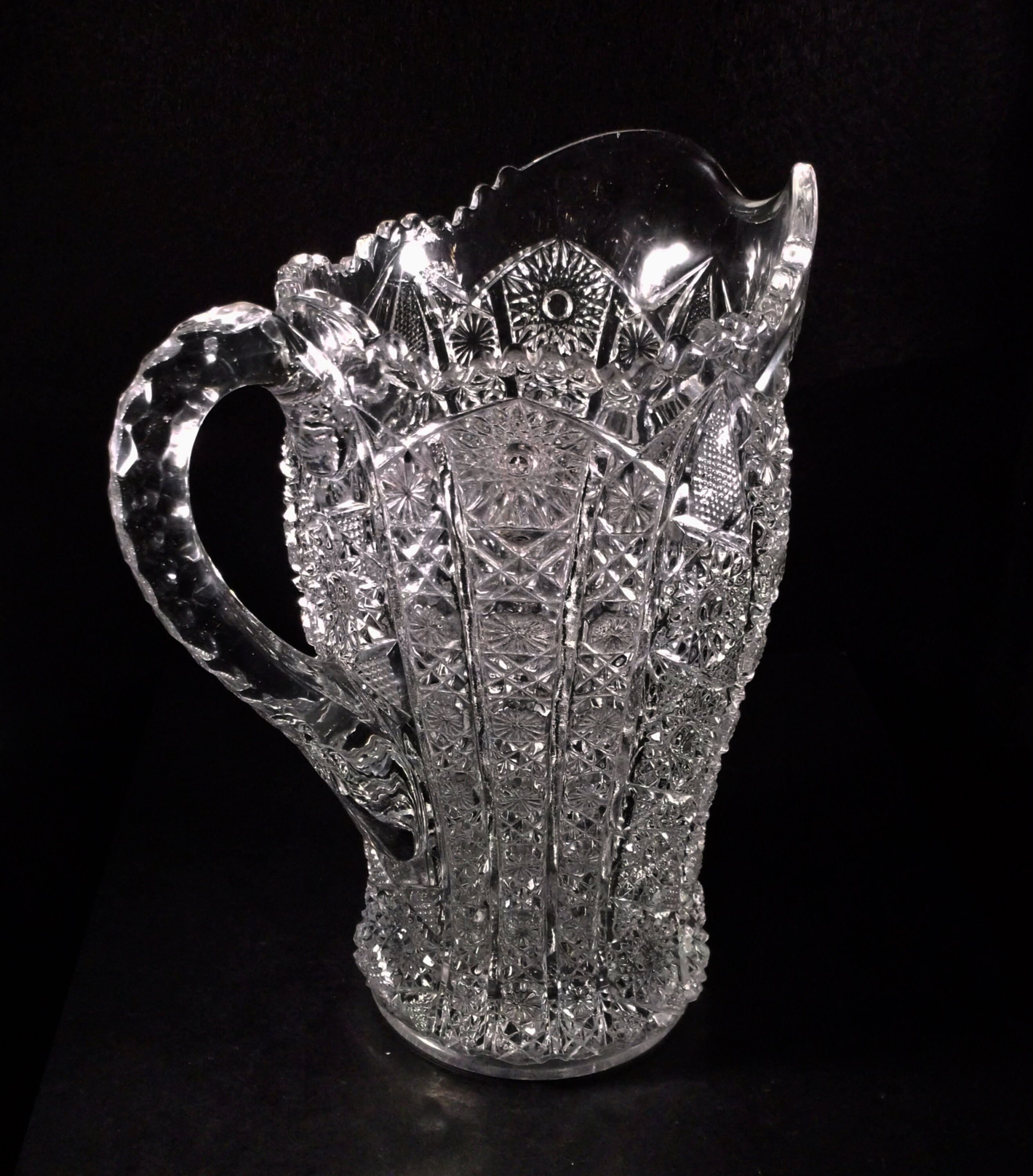 Early American Pressed Glass Pitcher Imperial Glass Company Imperial No ...
