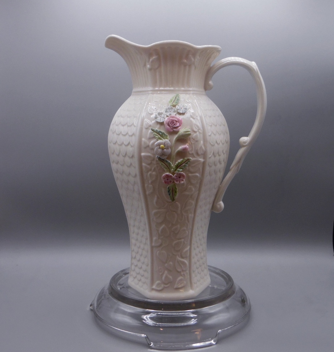 Porcelain Pitcher, Belleek Porcelain, Ireland, Millenium Collection ...