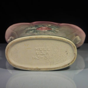 Pottery Vase Hull Art Pottery, Open Rose (camellia) #143, 1940s - Etsy