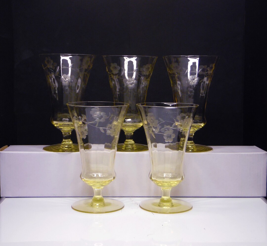 Elegant Era Glass Iced Tea Glass, Tiffin Glass Company, 15028 (?) Gray ...