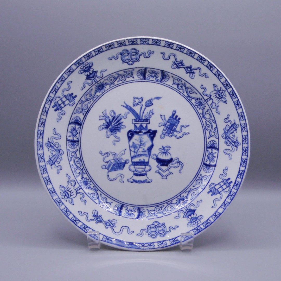 Pottery Dinner Plate, Petrous Regout, Potiche 1883 - 1899 - Etsy