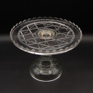 EAPG Cake Stand: Nickel Plate Glass Company No 101 (1888-1891) - Etsy